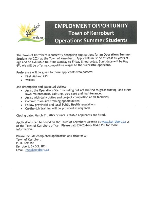 Our Town – Town of Kerrobert